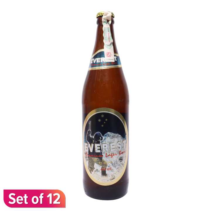 Everest Premium Large Beer 650ml Set of 12 | Daraz.com.np