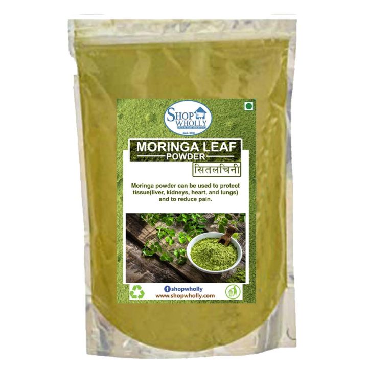 ShopWholly Premium Moringa Leaf Powder (Sitalchini) – 100% Natural ...