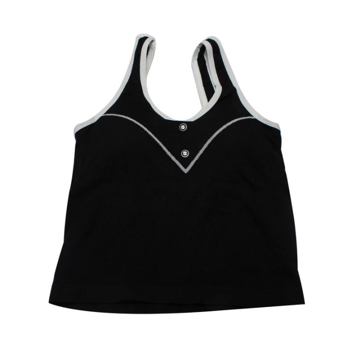 Black Cotton Seamless Padded Bandeau Spaghetti Top / Tube Bra | Daraz ...