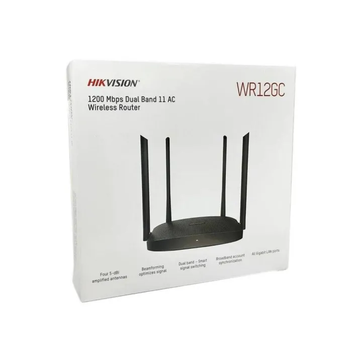 5G Router Hikvision DS-3WR12GC Wireless Dual Band Router 2.4G & 5G ...