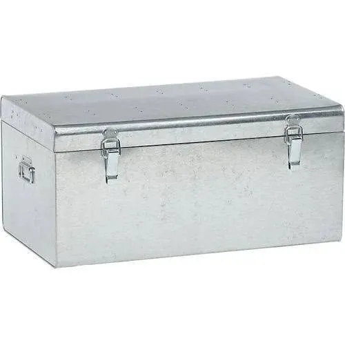 Lockable Old Fashioned Traditional Design Galvanized Tin 30 Inches * 18 ...
