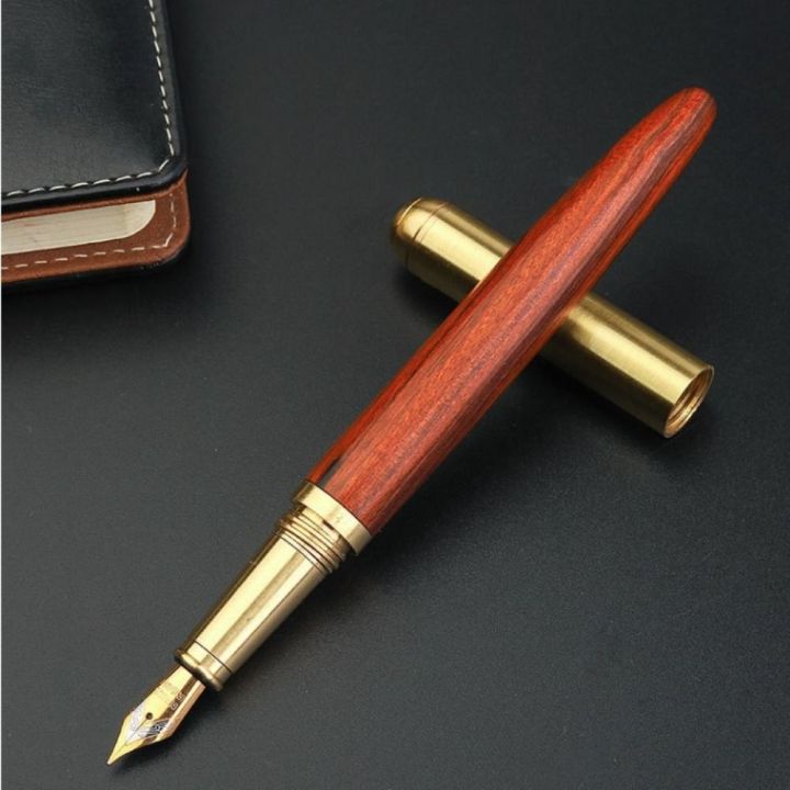 High-end Busines Wood Fountain Pen Exquisite Calligraphy Fountain Pen ...