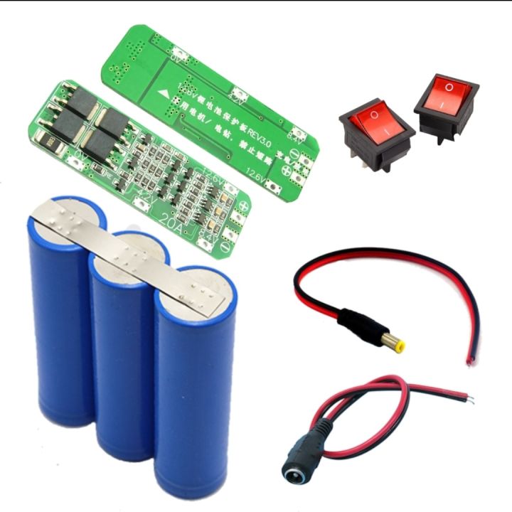 Lithium Battery Router Backup Kit With 3S 12V 20A Bms DIY Made | Daraz ...