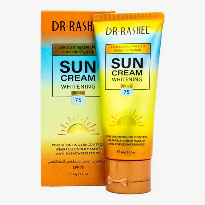 Dr Rashel Sun Cream SPF 75+++ , Oil Control , Pore Minimizing And ...