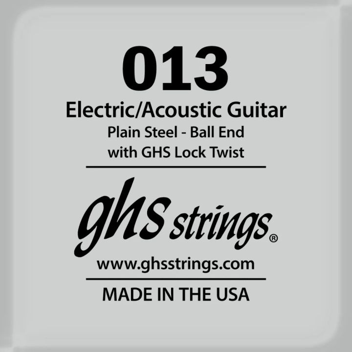 GHS Strings Single Plain Steel 013 Guitar String | Daraz.com.np