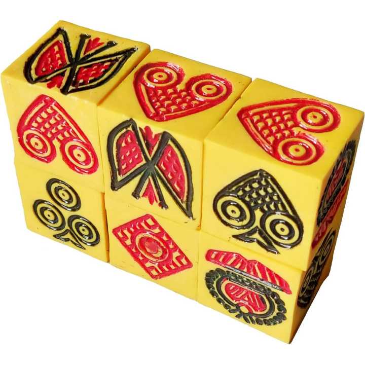 Langur Burja Traditional Dice Game (Jhandi Munda) Large Size No. 18 ...