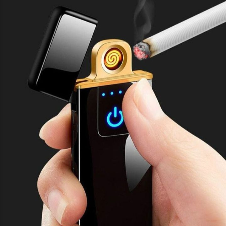Touch-Senstive Switch Lighter USB Lighters Rechargeable Electronic ...
