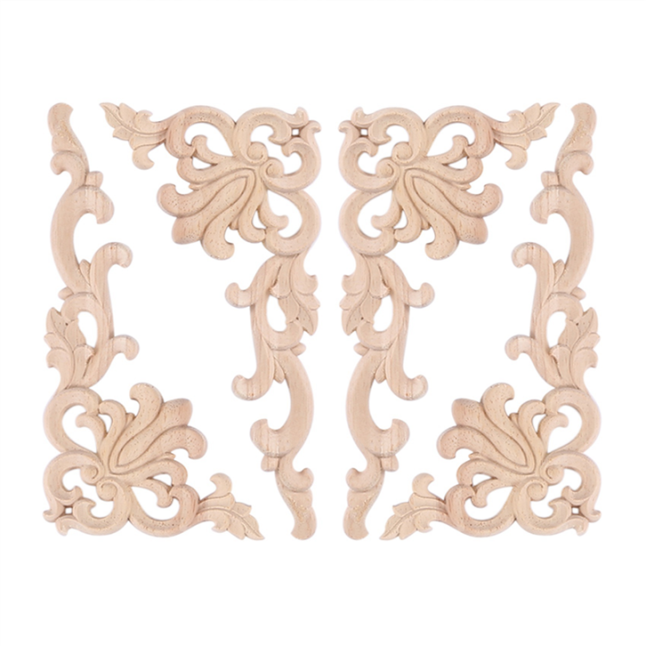 EITGZWAS 24Pcs European Floral Craft Furniture Decorative Carved ...