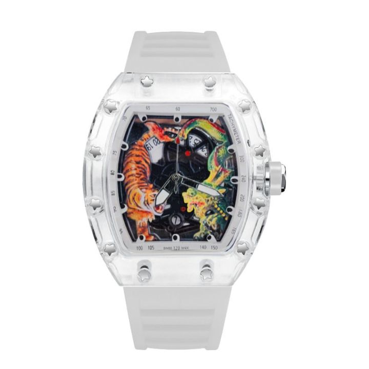 [ZIDO] Domineering Fully Automatic Quartz Original Stylish Richard Men ...