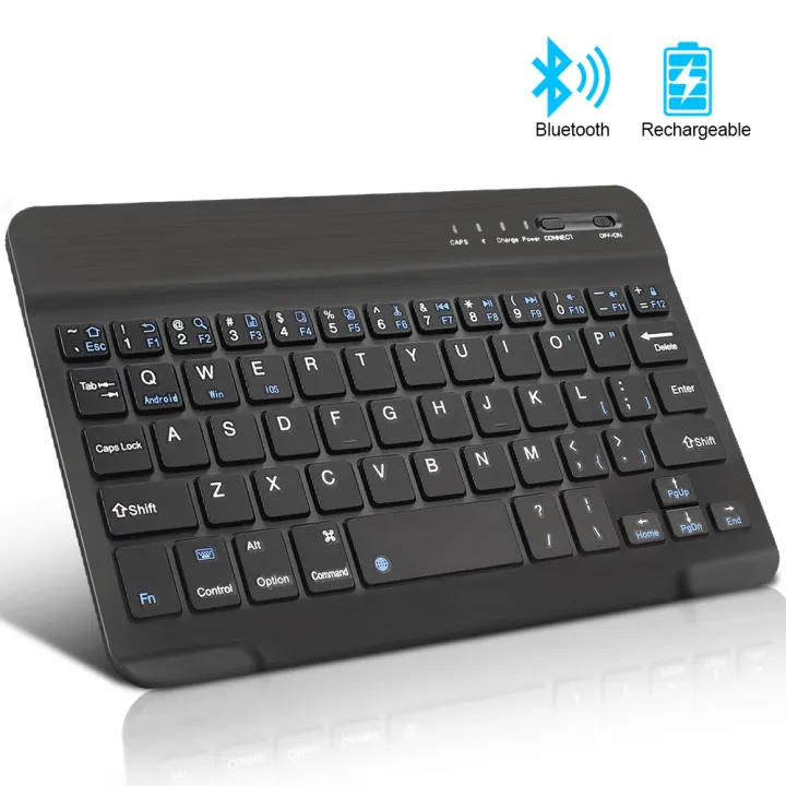 Wireless Rechargeable Mini Bluetooth Slim Keyboard | Daraz.com.np