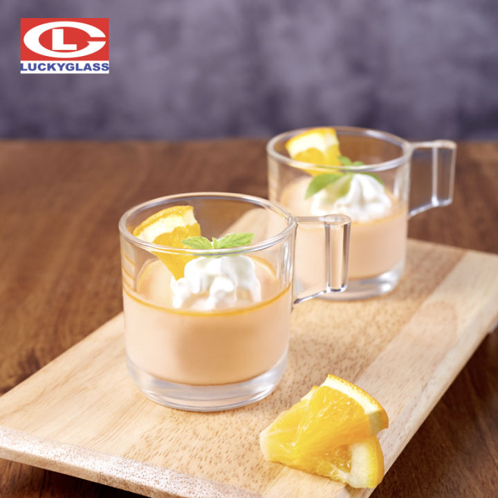 Transparent Coffee Cup | LG-304903 | 80ml | Set of 6 pcs | Lucky Glass | Light weight | Mini ...