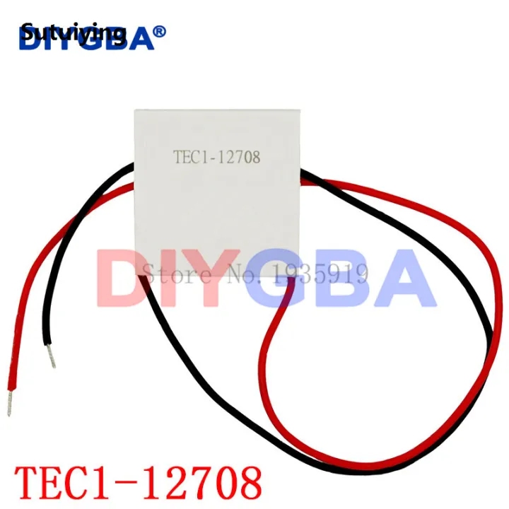 Sutuiying TEC1-12708 DC 12V 8A TEC Thermoelectric Cooler Peltier TEC1 ...