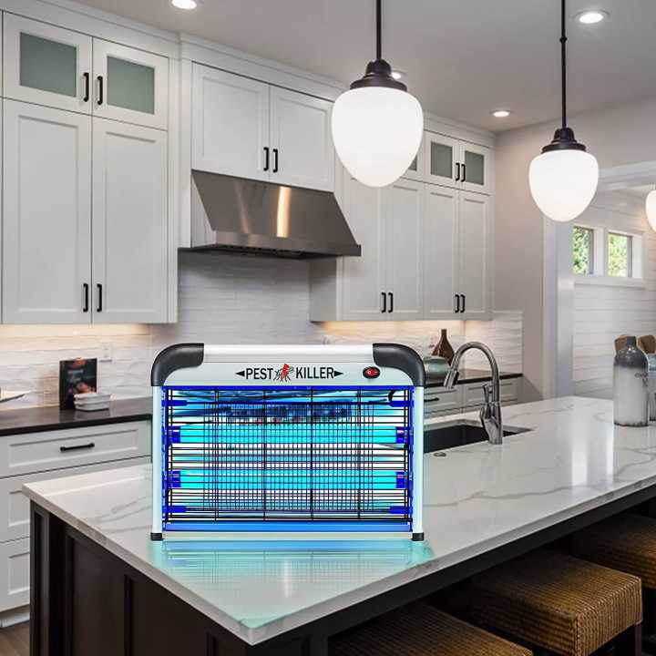 Electric Mosquito Fly Zapper Insect Killer Lamp & Repellent With 40W UV ...