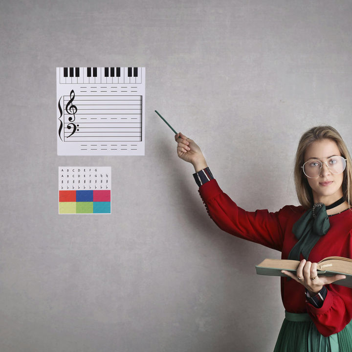Lapboard Writing Music Score Whiteboard Reusable Erasable Music ...