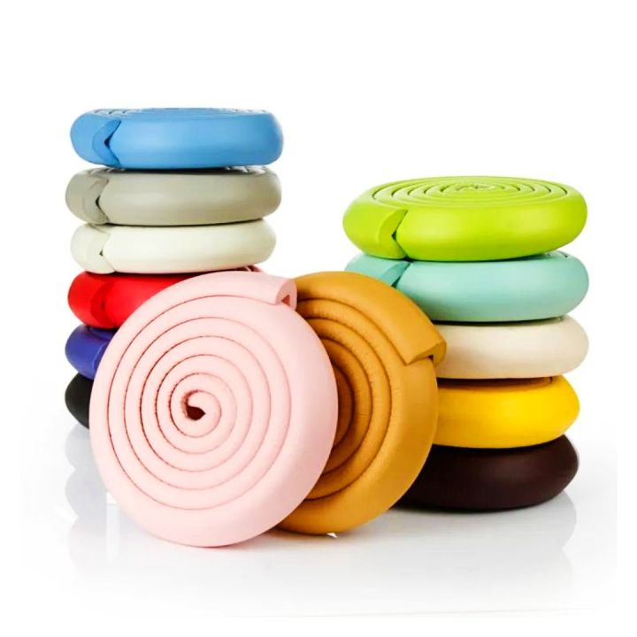Cute Baby 2M Self Adhesive L Shape Rubber Foam Desk Table Edge Corner ...
