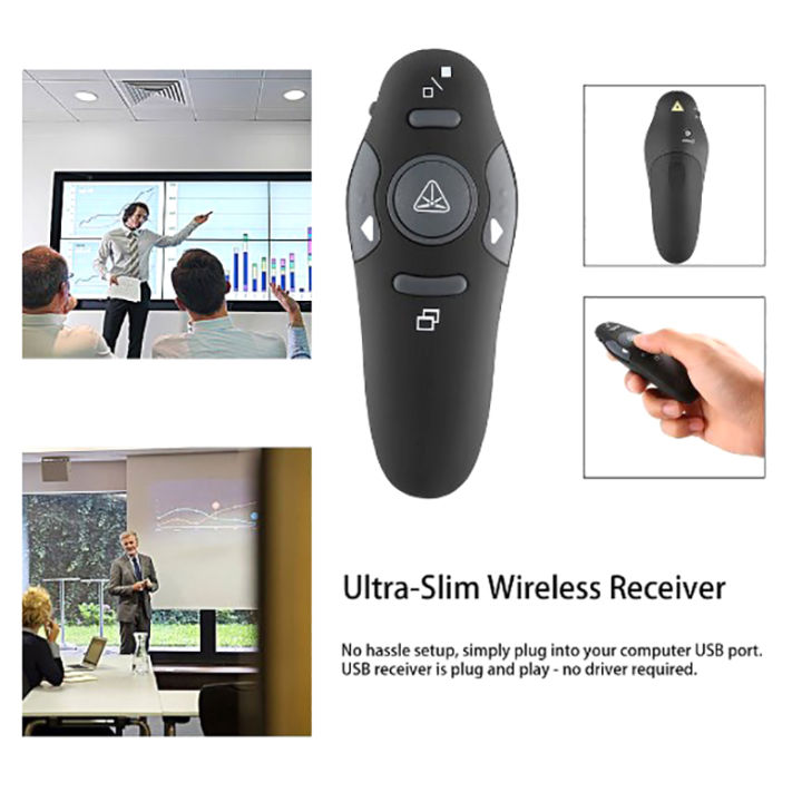 2.4GHz Wireless USB Powerpoint Presentation PPT Flip Pen Pointer ...