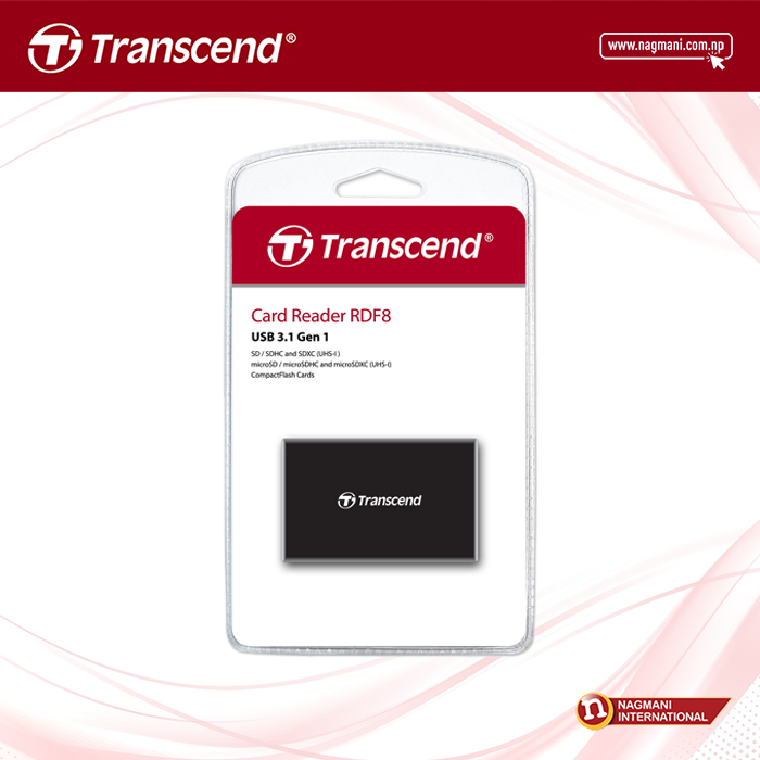 Transcend USB 3.0 CardReader RDF8 | Daraz.com.np
