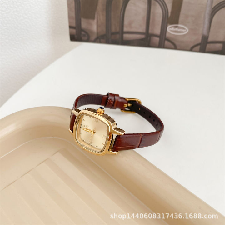IEKE niche new mid-ancient watch female ins style elegant Korean style ...