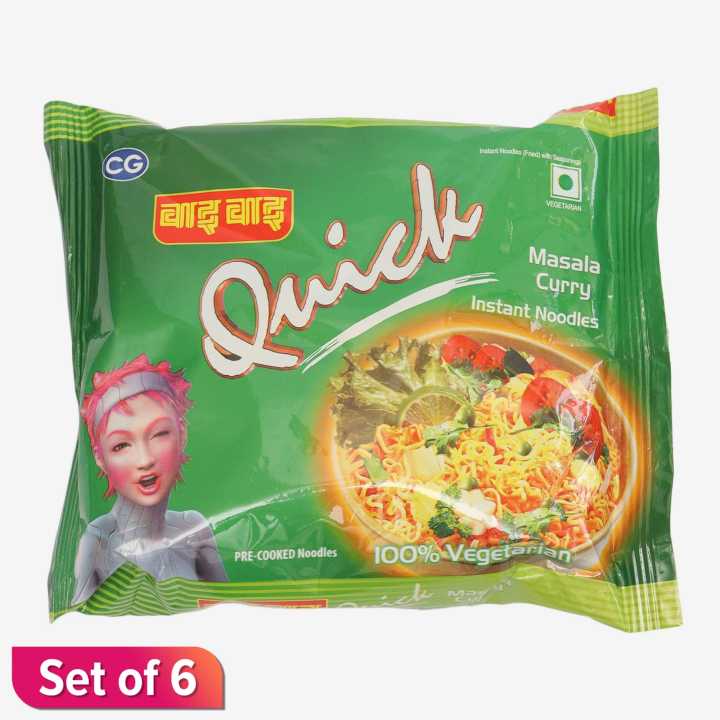 Wai Wai Quick Masala Curry,100% Vegeterian 360g (Pack OF 6) | Daraz.com.np