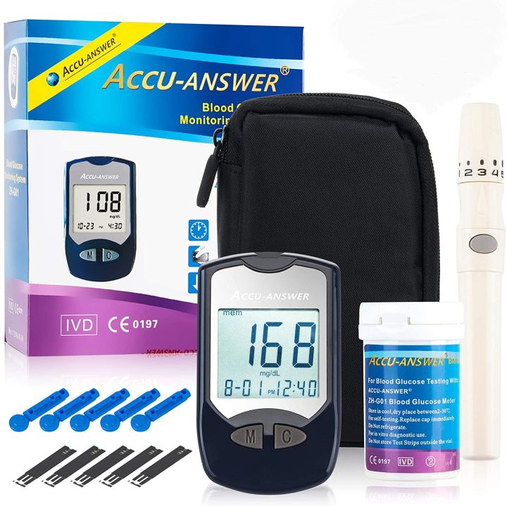 Accu-Answer Blood Glucose Monitor Set | Daraz.com.np