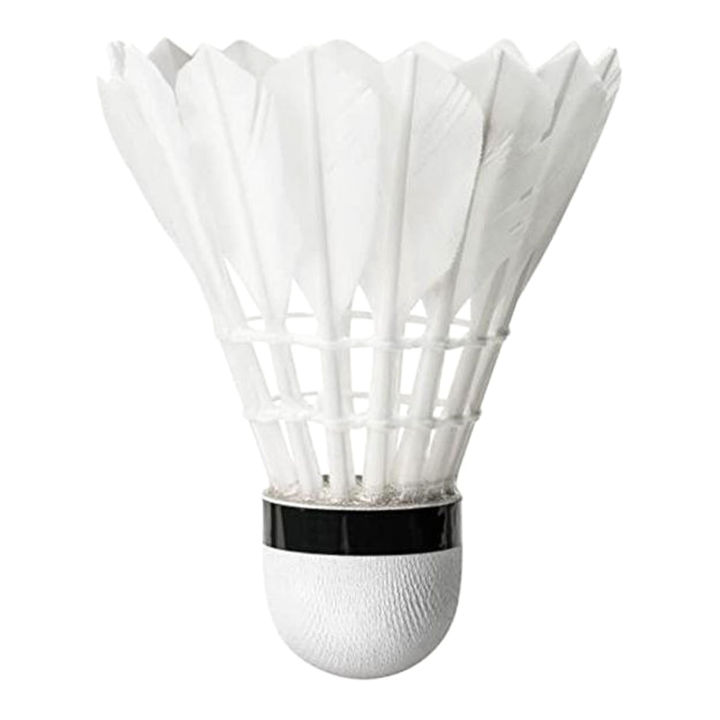 White Color Jiaxiang Airplane Feather Shuttlecock 12 pcs | Daraz.com.np