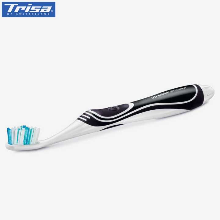 Trisa Sonic Power Complete Protection Medium Electric Toothbrush (1 pc ...