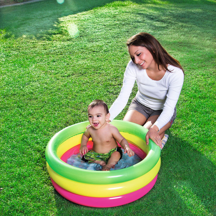 Bestway Plastic 3 Rings Summer Set Pool Kids Swimming Pool | Daraz.com.np