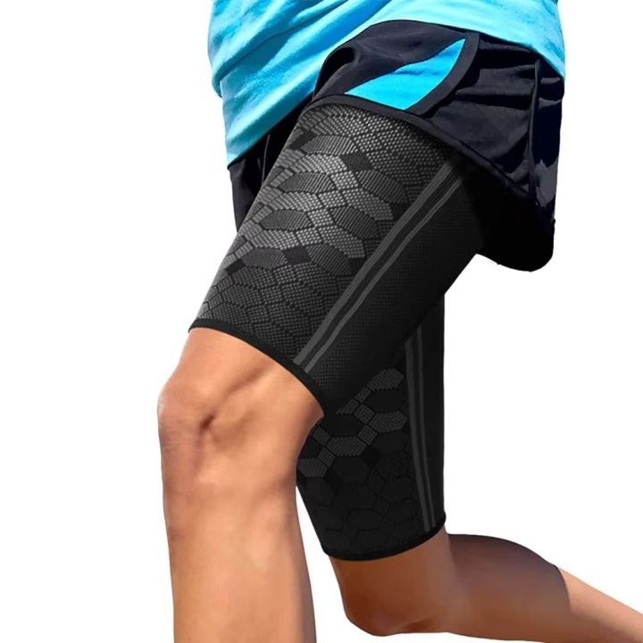 Muscle Strain Joint Protection Thigh Compression Sleeve Exercise ...