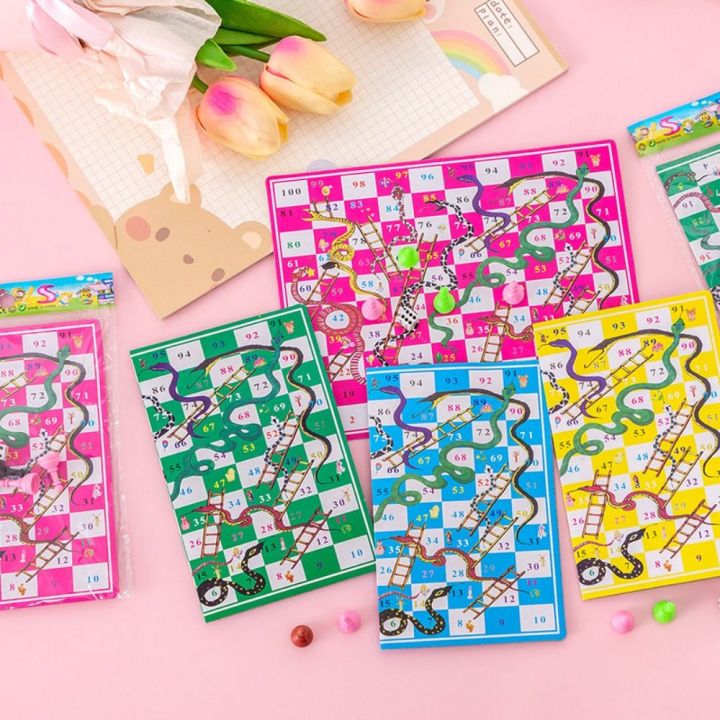 Parent-child Flying Chess Board Snake Ladder Toys Family Board Game ...