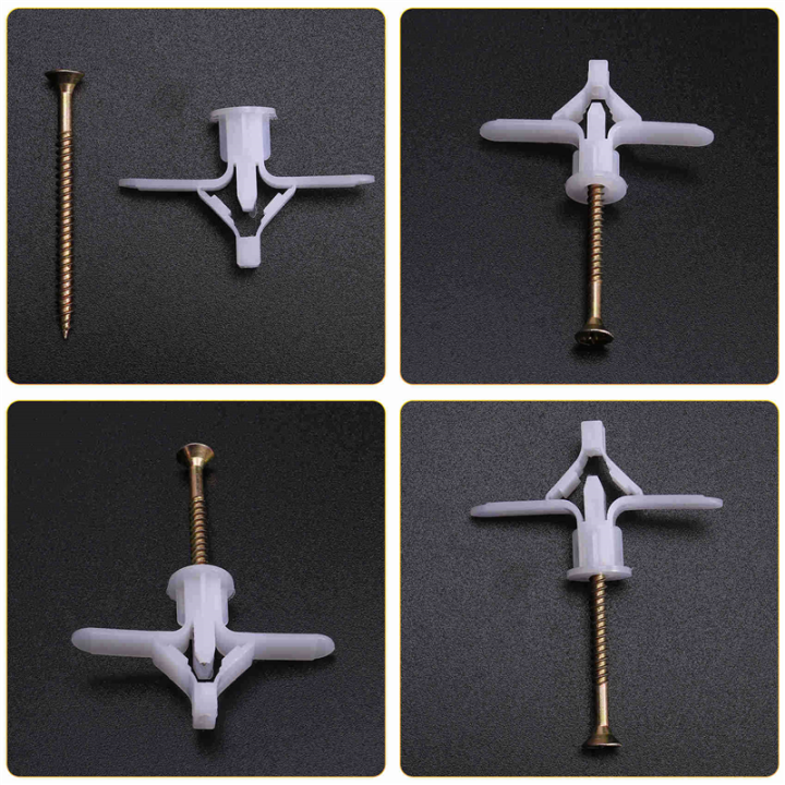 100PCS Aircraft Type Expansion Pipe Gypsum Board Expansion Plug ...