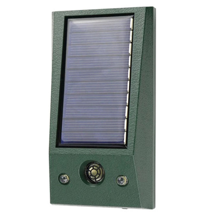 Ultrasonic Animal Outdoor Pest Bird Repellent with Motion Strobe and ...