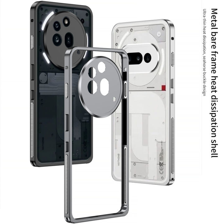For Nothing Phone3A Aluminium Alloy Metal Frame Phone Case For Nothing ...