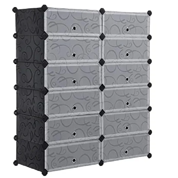 Diy 2 X 6 Cube Shoe Rack Wardrobe Box Storage Closet Organizer Cabinet ...