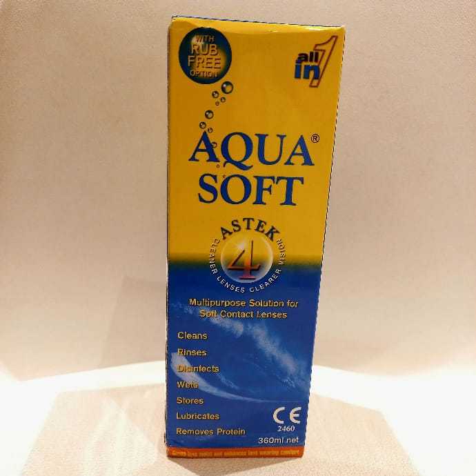 Aqua Soft Multipurpose Solution For Soft Contact Lenses - 360ml | Daraz ...
