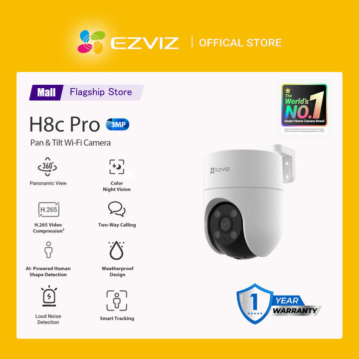 H8C Pro 3MP | 2K Resolution | Color Night Vision | Smart Tracking ...