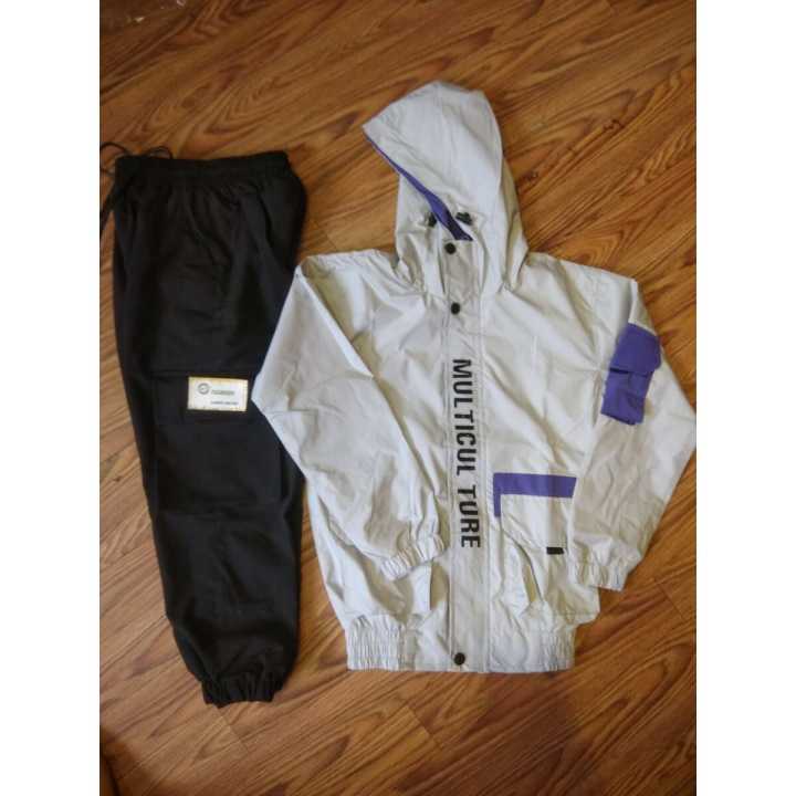 New Summer Inside Net Windcheater Jacket And Stretchable Wrinkle Box ...