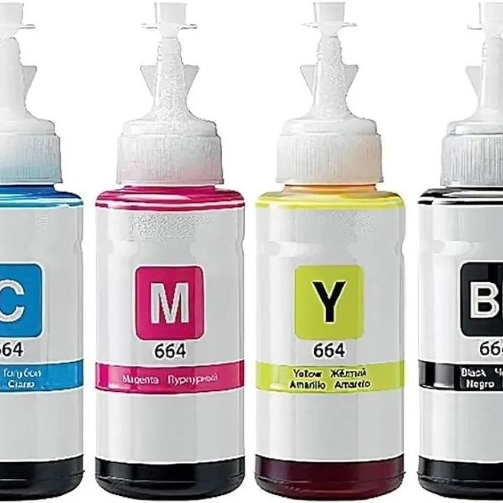 Ink For Epson L360 L220 L380 L365 Inkjet Printer Set of 4 Color | Daraz ...