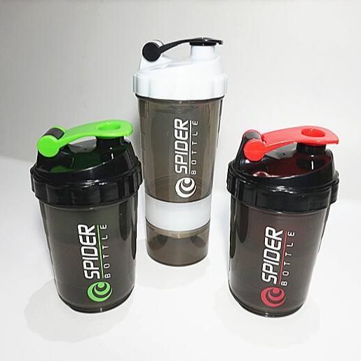 Protein Shaker Bottle With Spider Spring Gym Bottle | Daraz.com.np