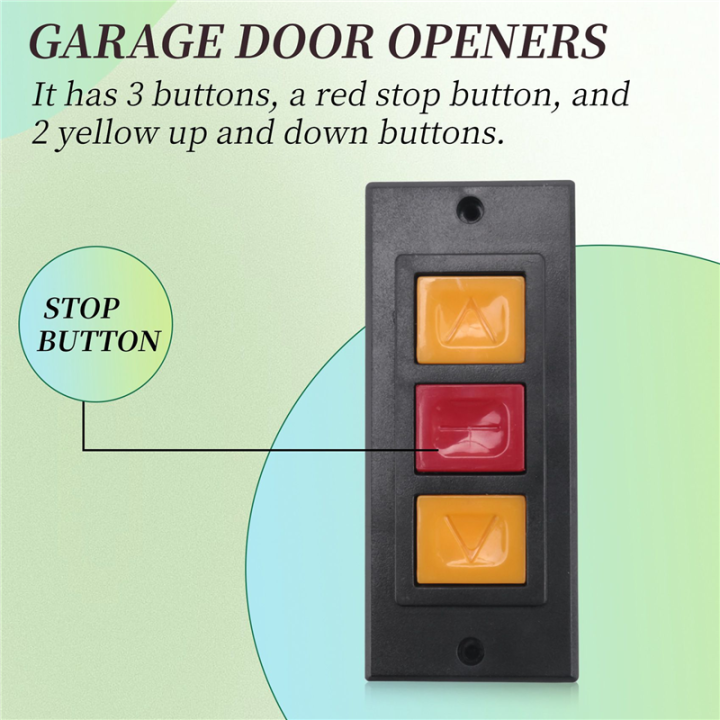 4X Garage Door Opener, Electric Door Roll Switch Lock Box, Mounted ...