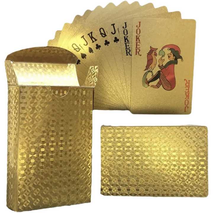 24k Golden Tass Playing Cards | Daraz.com.np
