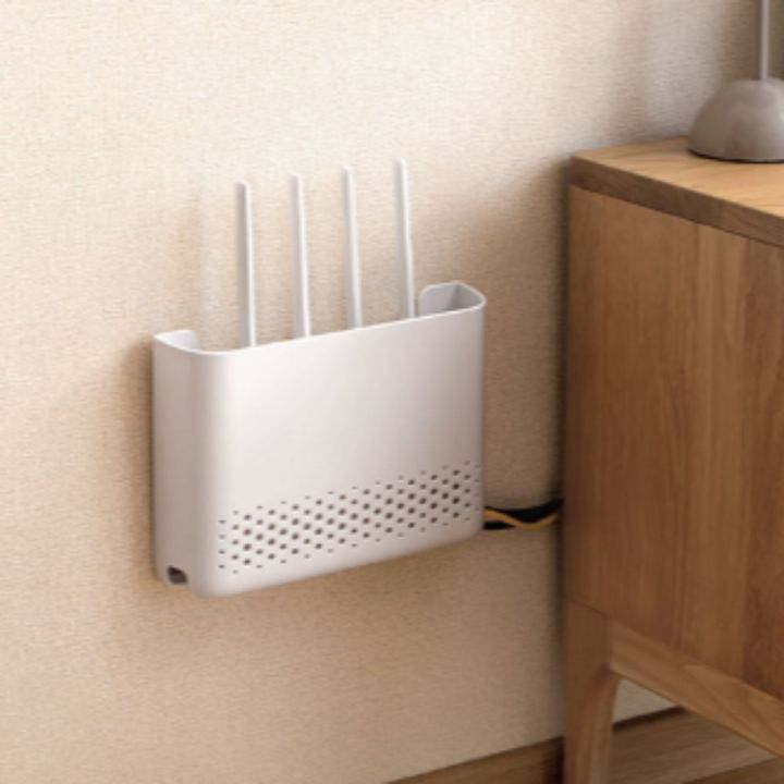 Bracket ABS Wireless Router Rack Hider Floating Shelves Router Storage ...