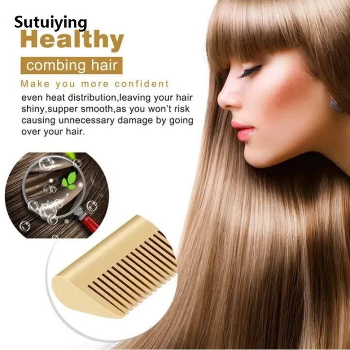 Sutuiying Straight hair comb, bangs, dry and wet dual-use comb ...