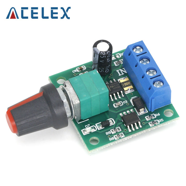 New DC 1.8V 3V 5V 6V 12V 2A PWM Motor Speed Controller Low Voltage ...