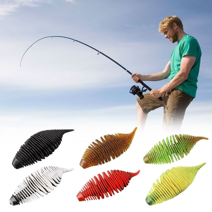 Durable Bellows Gill Fishing Lures Wear-resistant Silicone Soft Bait ...