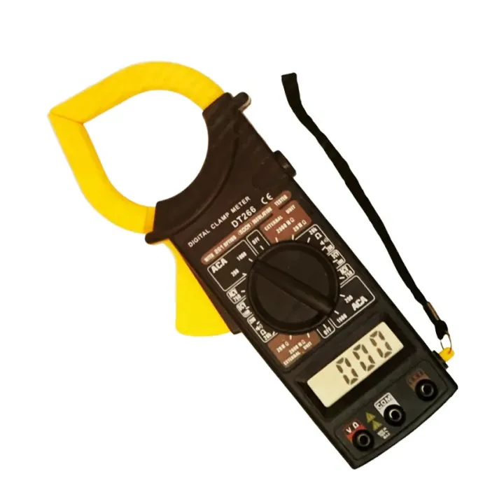 Digital Clamp Multimeter DT-266 - Auto-Ranging Amp/Voltage Meter, AC/DC ...