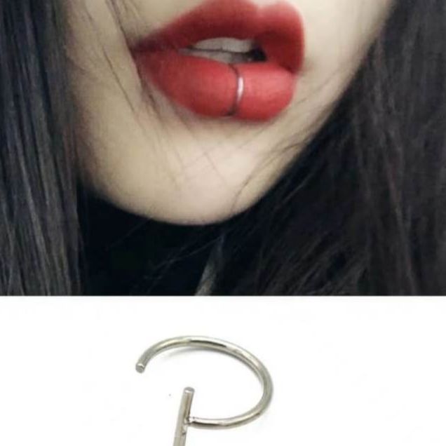 Faux Lip Ring Lip Cuff / Clip-on Fake Lip Ring 1 Piece | Daraz.com.np