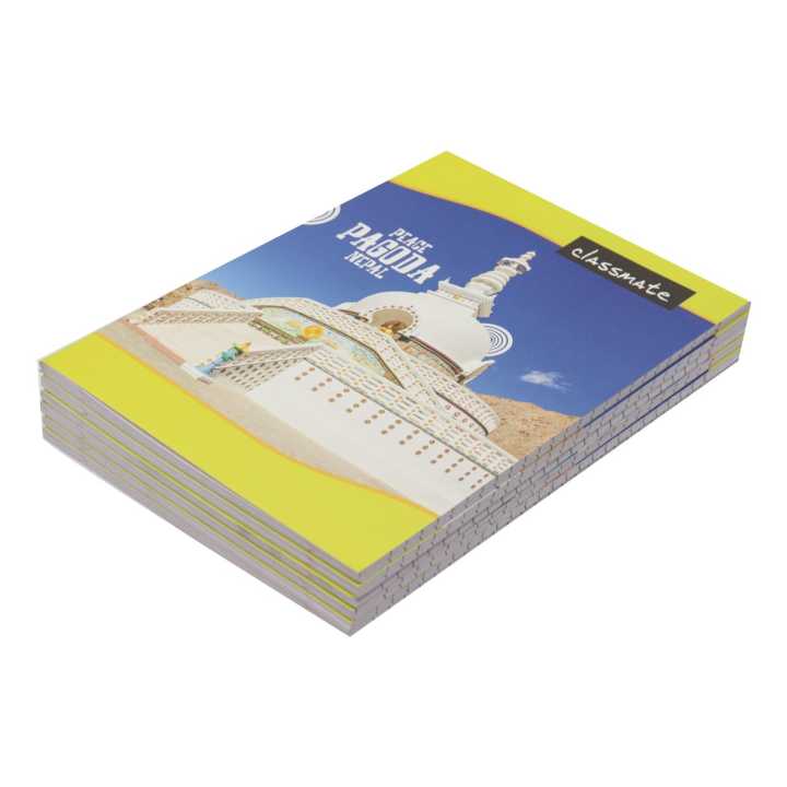 Classmate Peace Pagoda Nepal Nepali Notebook Copy, Set Of 6 | Daraz.com.np