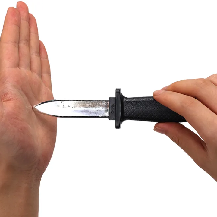 Trick Dagger Knife Retractable Slide In Blade Fun Joke Prank Halloween ...
