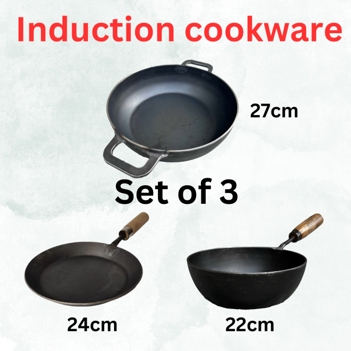 Induction Cookware set / Iron Induction Cookware / Induction Base ...