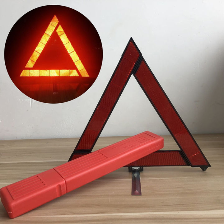 Car Tripod Folded Stop Sign Reflector Car Emergency Breakdown Warning ...